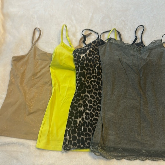 Express | Tops | Bundle Set Of 4 Express Bra Camis Perfect Under A Suit ...